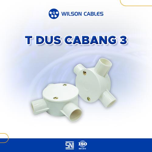 Promo Tdus Cabang 3 Putih 20mm - T Dus Kabel Listrik - Putih - Kab ...