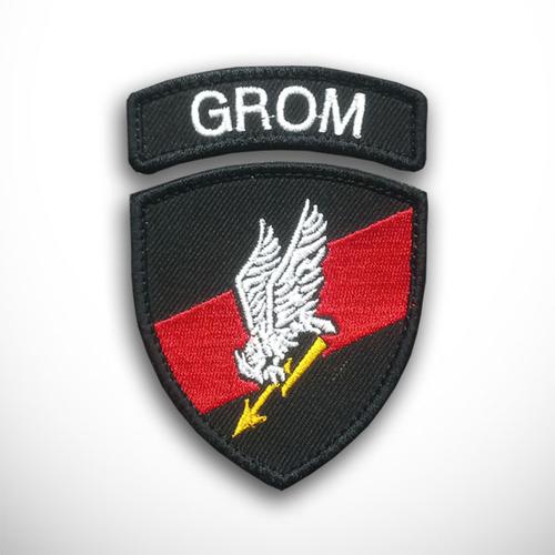 Jual Patch JW GROM Cichociemni Silent Unseen Jednostka Wojskowa Bordir ...