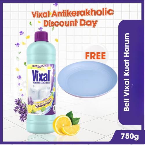 Promo [BELI 1 GRATIS Piring Pastel] Vixal Pembersih Porselen Kuat Harum ...