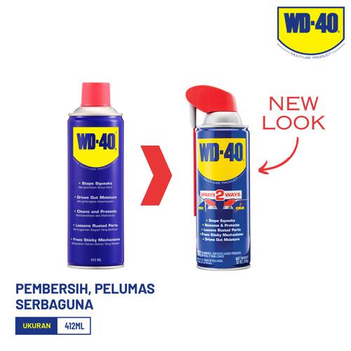 Jual WD-40 WD40 412ML 412 ML Multi Use Product MUP Spray Pelumas Anti Karat - 1 pcs - Kota ...