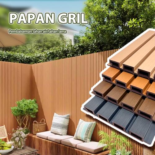 Jual Wood Panel Wall Cladding/WPC Panel PVC Wall Panel Board/Kisi Kisi ...
