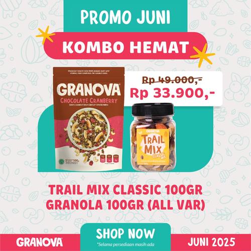 Promo Granova - Trail Mix Classic / Snacks Kacang Panggang & Buah ...