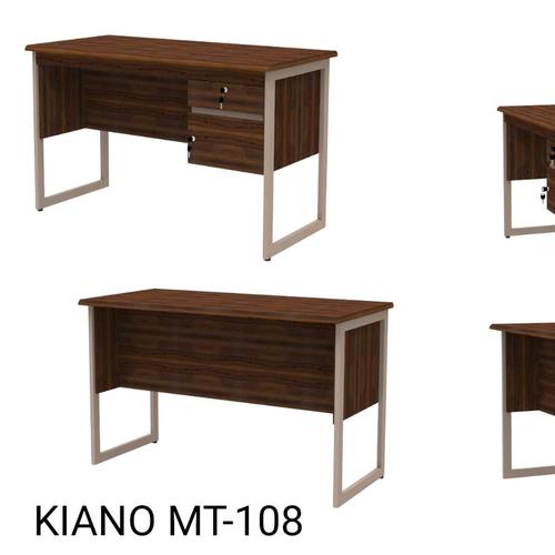 Jual Meja Panel kaki Besi Ayana Kiano MT 108 Dark Brown/ Meja Kerja ...