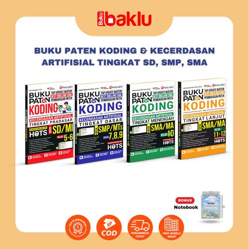 Promo BUKU PATEN KODING DAN KECERDASAN ARTIFISIAL TERBARU TINGKAT SD ...