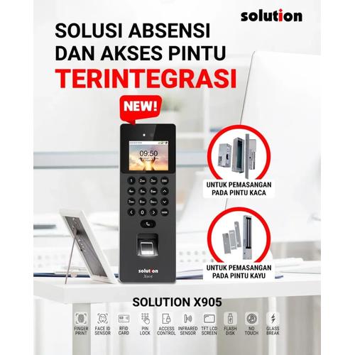 Promo Solution X905 + Kombinasi Mesin Absensi Sidik Jari, Absensi Wajah ...