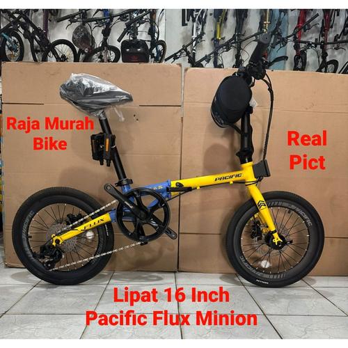 Jual Sepeda Lipat 16 Inch Pacific Flux Minions Sepeda Lipat Pacific ...