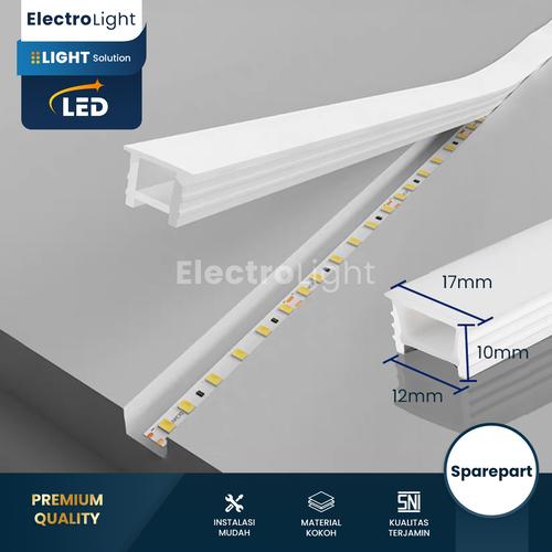 Jual Kap housing flexibel silicon cover led strip susu inbow tanam ...
