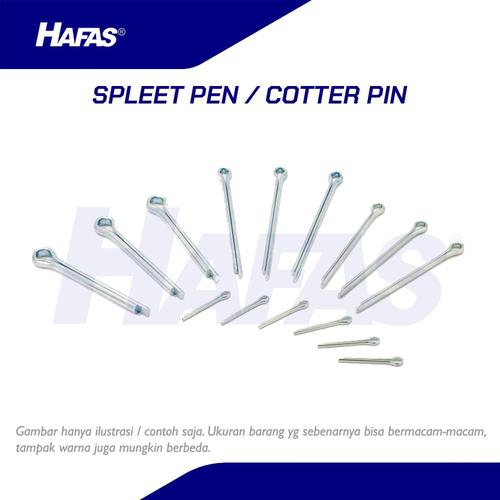 Jual Spleet Pen 3/16 x 2 1/2" - putih | Cotter Pin - 1 PACK (100 pcs ...