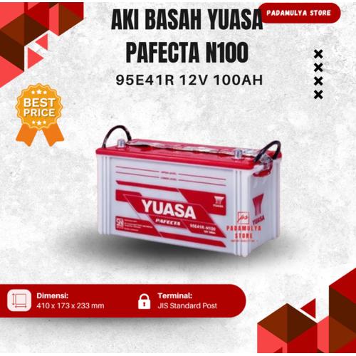 Jual Aki Basah Yuasa Pafecta N100 95E41R 12V 100Ah Battery Kapal Genset - Jakarta Barat ...