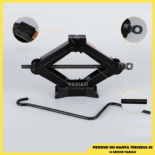 Jual Dongkrak Mobil Kunci Pas 1 Ton Model Gunting Jembatan Ulir ...