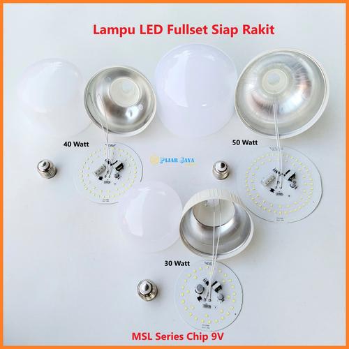 Jual Paket Lampu LED Siap Rakit 30 40 50 60 Watt MSL Series Full Set ...