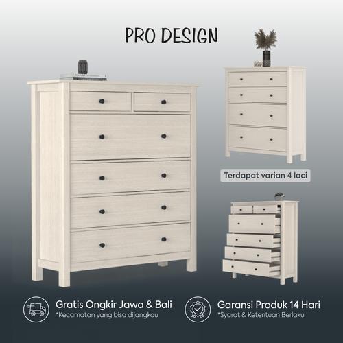 Promo Pro Design Liverpool CH4+2 Lemari Laci / Bufet / Kabinet Cicil 0% ...