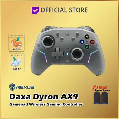 Promo Rexus Daxa Dyron AX9 Gamepad Wireless Gaming Controller AX-9 Hot ...