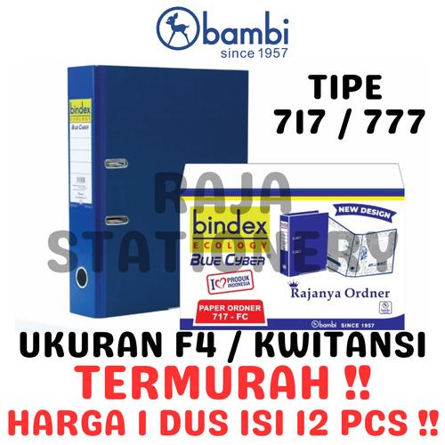 Promo BAMBI ORDNER F4 KWITANSI ODNER BINDEX ECOLOGY ORDNER 777 717 ...