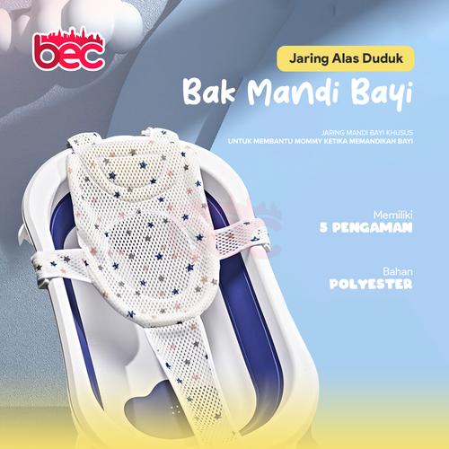Promo [BEC] Jaring Mandi Bayi | Bath Pillow & Bath net/Bantal Mandi ...