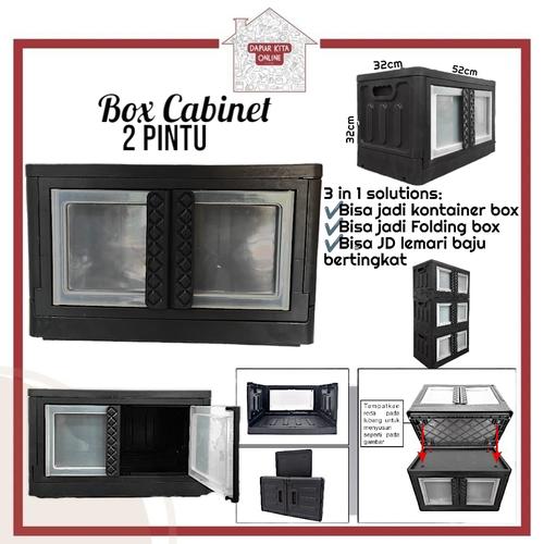 Promo Lemari Kabinet Portable / Box Cabinet 2 Pintu / Lemari Kabinet ...