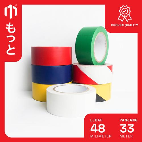 Jual PVC Floor Marking / Lakban Lantai Aneka Warna 48mm x 33M - 1 Pcs/Roll - Motto Tape ...