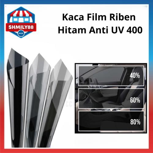 Jual Kaca Film Riben Hitam Anti UV 400 untuk Rumah Gedung Mobil 40% 60% 80% - Car - Jakarta ...