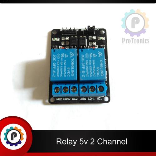 Jual Relay Module 2 Channel 5V - Kota Surabaya - ProTronics Robotics ...
