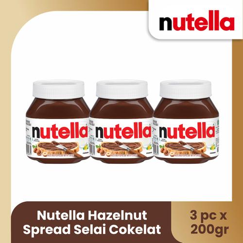 Jual Nutella Hazelnut Spread Selai Cokelat 200gr - TRIPLEPACK - Jakarta ...
