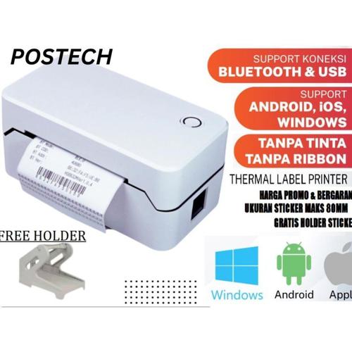 Jual Printer Barcode Label Resi Thermal Support Windows dan Android ...