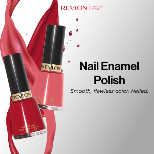 Promo Revlon Nail Enamel Polish Kutek (cat kuku warna intens & tahan ...
