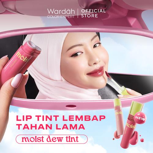 Promo [LIP TINT ANTI PANAS DALAM] WARDAH Moist Dew Tint 3 g - With ...