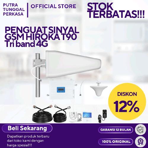Promo PENANGKAP SINYAL PENGUAT JARINGAN HP 4G TRIBAND TRI BAND 5G 4G 3G 2G BOOSTER 900 1800 2100 ...