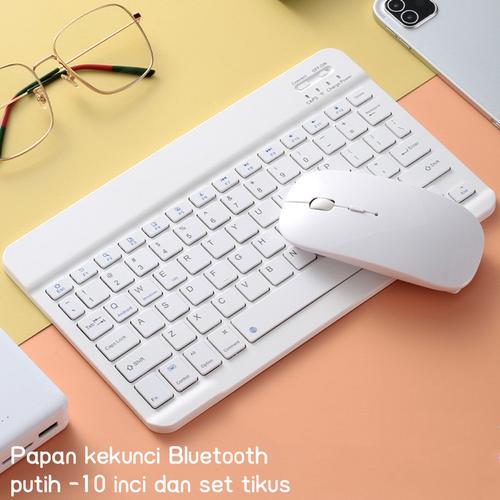 Jual Set Keyboard, Mouse, dan Tablet Nirkabel Bluetooth - Multifungsi ...