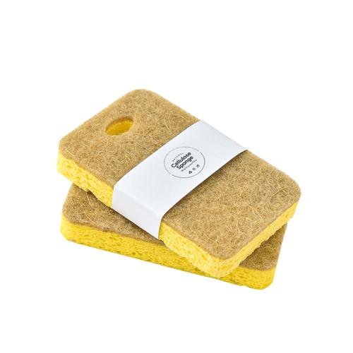 Promo Natural Cellulose Sponge With Coconut Fiber / Spons Busa Cuci ...