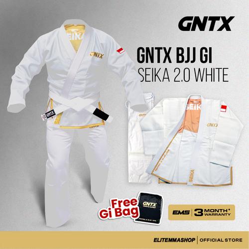Promo GENETIX BJJ GI Seika White Kimono Gi Uniform Brazillian Jiu Jitsu ...