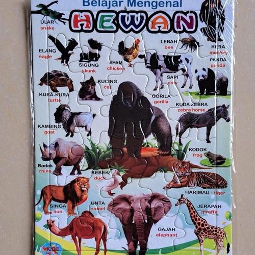 Jual Puzzle / Puzle / Pazel Hewan uk Besar - belajar mengasah otak anak ...