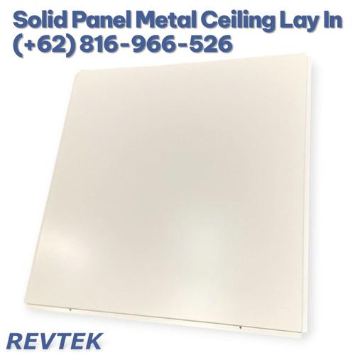 Jual Revtek Plafon Aluminium Metal Ceiling Tile 60x60 cm Lay In - Plain ...