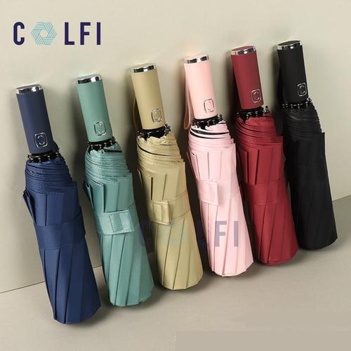 Promo Payung Lipat Otomatis Jumbo Polos Anti UV / Payung Lipat Otomatis ...