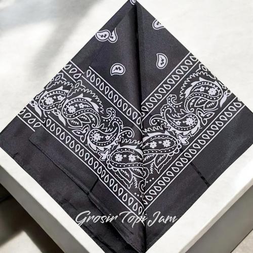Jual SLAYER BANDANA MASKER SKENA MASKER MOTOR HITAM MOTIF BATIK PAISLEY ...