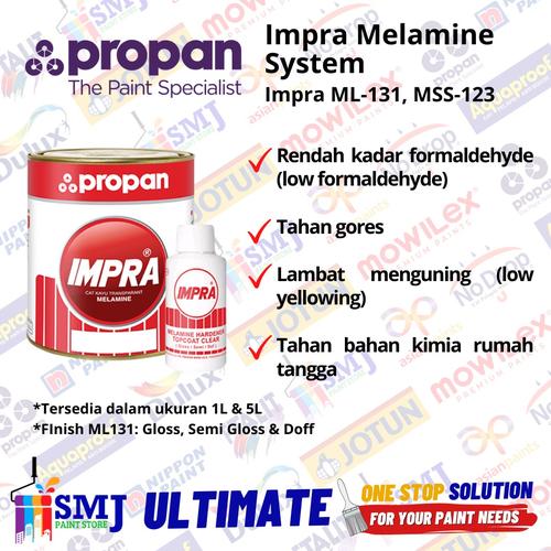 Jual PROPAN IMPRA ML131 Melamine Semi Gloss + Obat / Hardener 5L ...