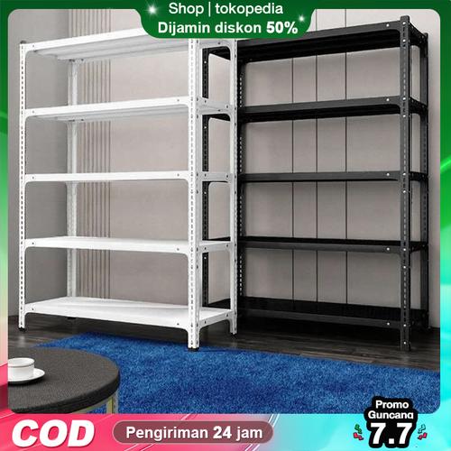 Jual [AK] Rak Susun Besi Siku 5 Susun Anti Karat Kapasitas Besar Desain ...