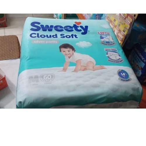 Jual Sweety Cloud Soft Silver Pants S66 M60 L54 XL42 XXL32 Popok ...