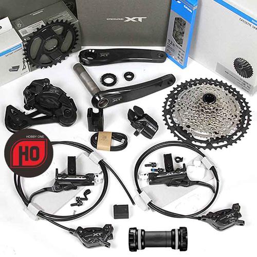 Promo Shimano XT M8200 Di2 1x12 Speed 4 Piston Enduro Wireless Groupset ...
