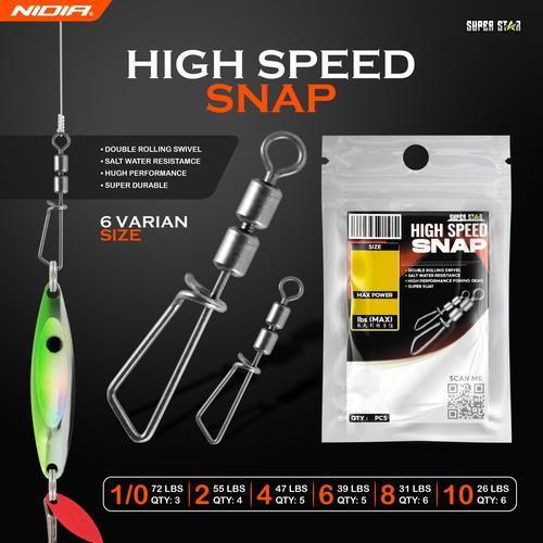 Jual SuperStar High Speed Snap Rolling Swivel - Snap Umpan dengan ...
