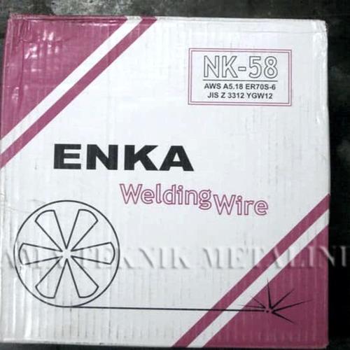 Jual Kawat Las ENKA NK-58 dia. 0,8mm - AWS ER 70S-6 (GMAW) Mig Wire CO2 - Jakarta Pusat - UTAMA ...