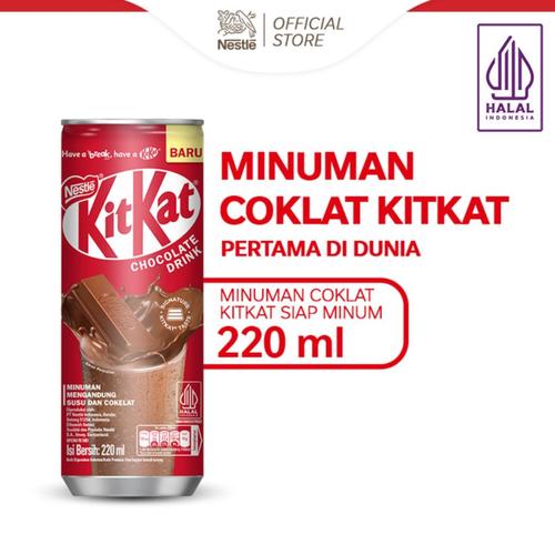 Jual Nestle KitKat Chocolate Drink Kaleng 220ml/perkarton 24pcs(Minuman ...