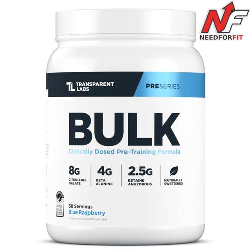 Jual Transparent Labs Bulk Pre Workout Powder - For Muscle Building and ...