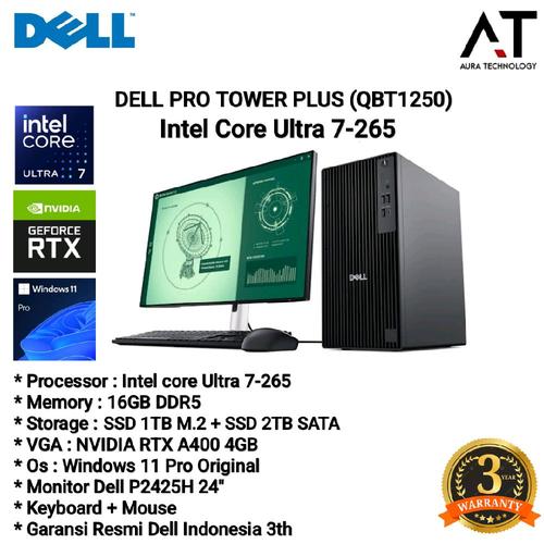 Promo PC DELL PRO TOWER PLUS (QBT1250) Intel Core Ultra 7 265 16GB DDR5 ...