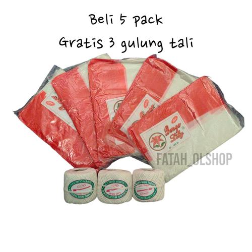 Promo BENDERA PLASTIK ISI 100 LEMBAR / BENDERA INSTAN TALI / BENDERA ...