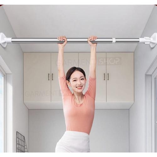 Promo TIANG pipa stainlist FLEKSIBEL 50CM-500CM tanpa paku /TIANG ...