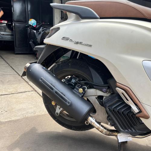 Jual MDM RACING MUFFLER Kenalpot Stylo 160 + Breket Moncong SJ Ring Ala ...