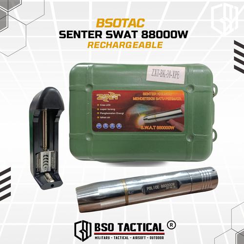 Jual Senter Swat 88000w Power Style Senter Batu Rechargeable - Kota ...