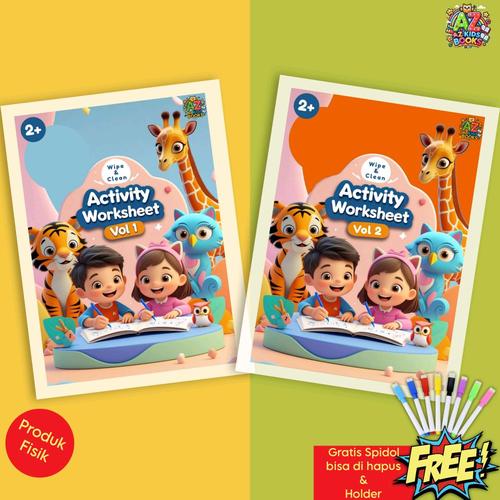 Promo Activity Worksheet Lembar Kerja Aktivitas Edukasi Anak Usia Dini ...
