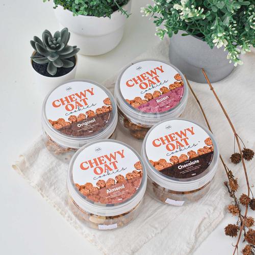 Jual Chewy Oat Cookies - Cookies Rendah Dengan Varian Almond, Cokelat ...